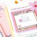 Pink Notepad / Pink Notepads / Memo Pad / Stationery / Scrapbooking ...