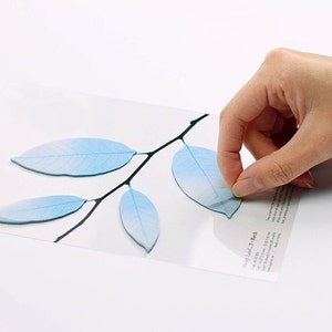 Tracing Sticky Notes Leaves / Leaf Notepads / Personalized | Etsy