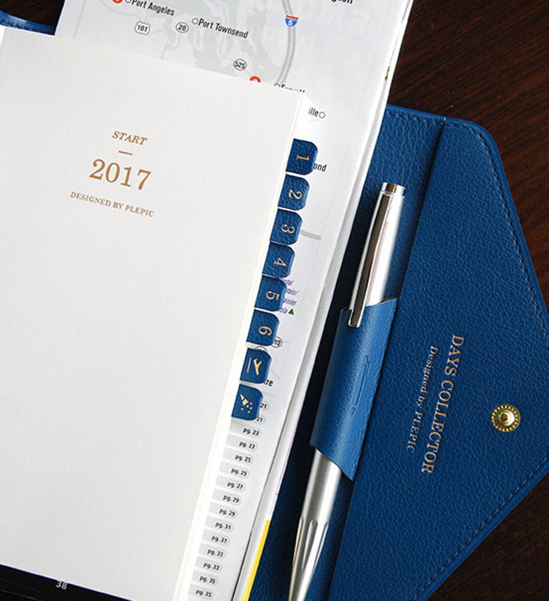 Leather Index Stickers VER.3 6colors / Tabs Stickers / Planner Stickers ...