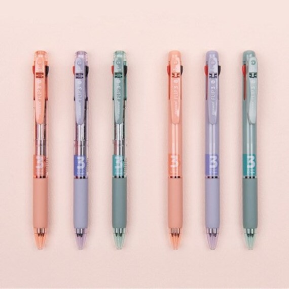 0.5mm Multi Ballpoint Pen_3colors FLIP3 / 3colors Ink Pen / - Etsy