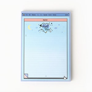 A5 Blue Moonlight Notepad / Blue Notepads / Memo Pad / - Etsy