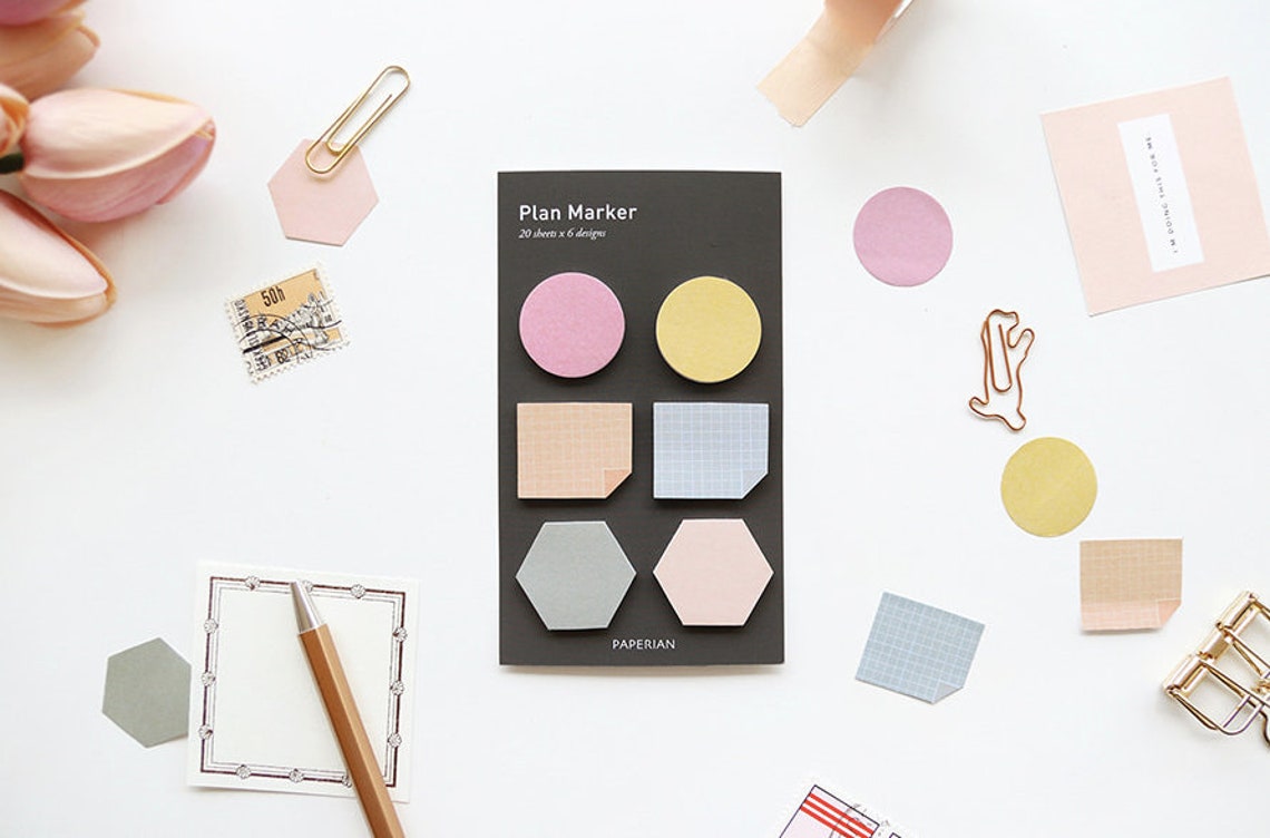 Plan Marker Sticky Notes / Adhesive Notepad / Notepads / Memo | Etsy