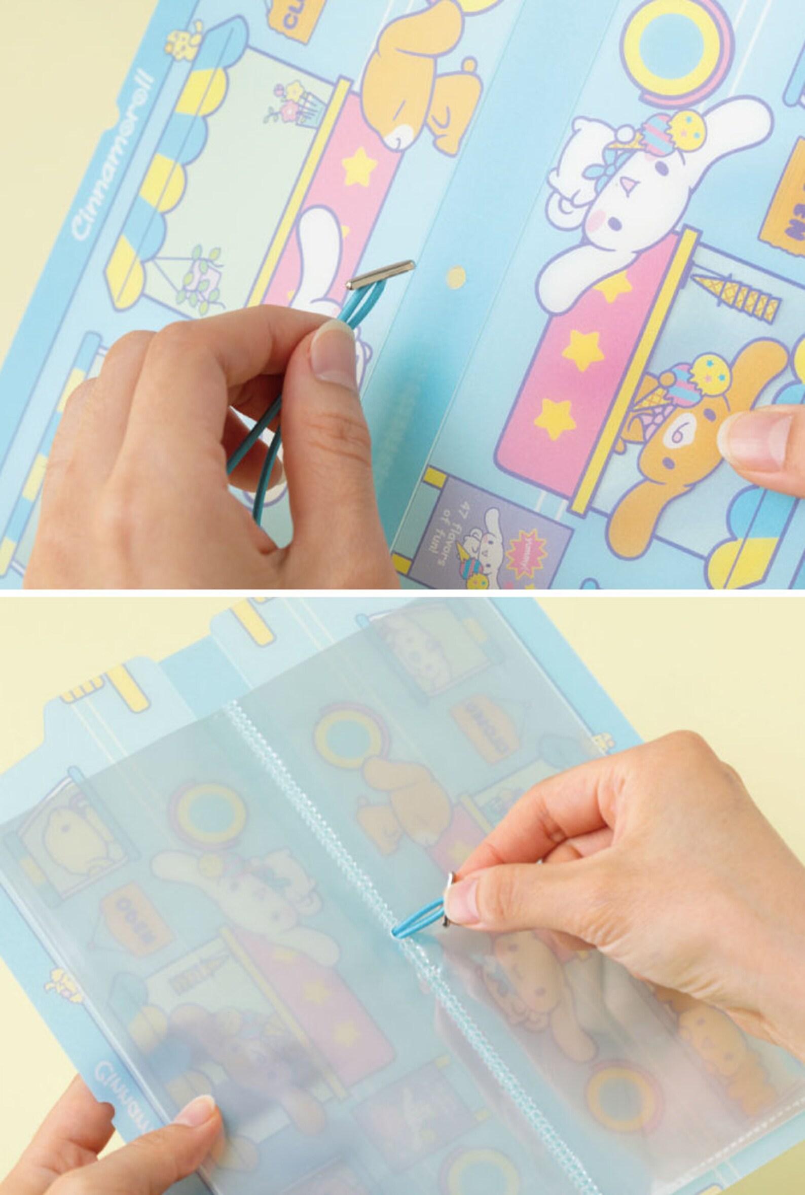 Deco Stickers File 2colors / Sticker Book / Sticker Storage | Etsy