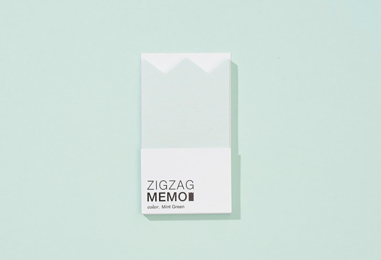 Zigzag Tag Sticky Note pink/mint / Notepads / Personalized - Etsy