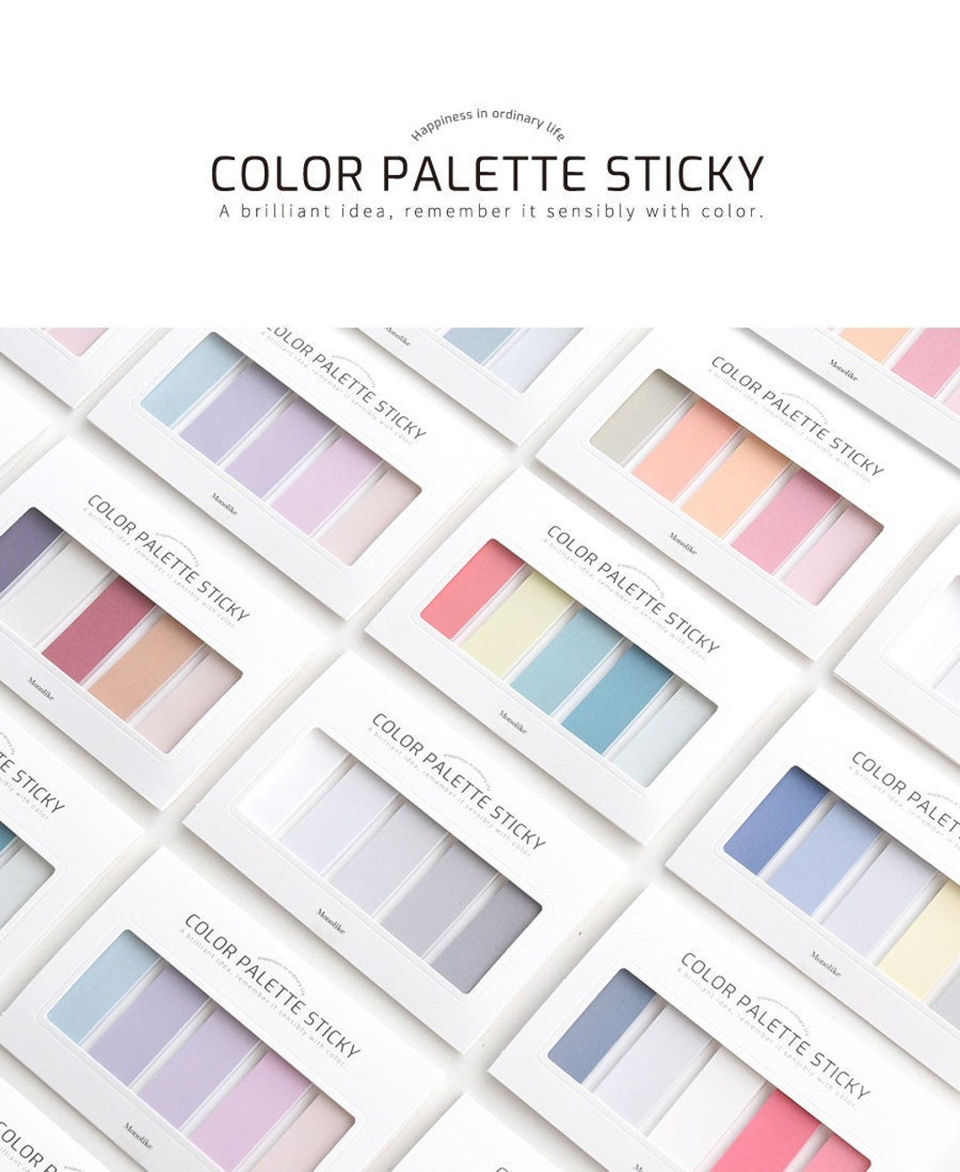 Color Palette Sticky Note_501 / Calendar Notepads / Adhesive Notepad ...