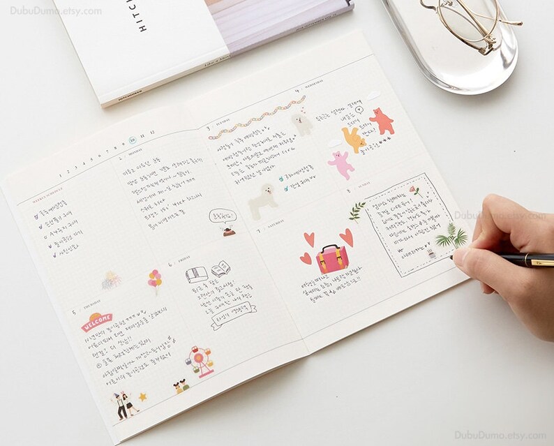 A5 Archive Notebook 12types / Monthly Planner Weekly - Etsy