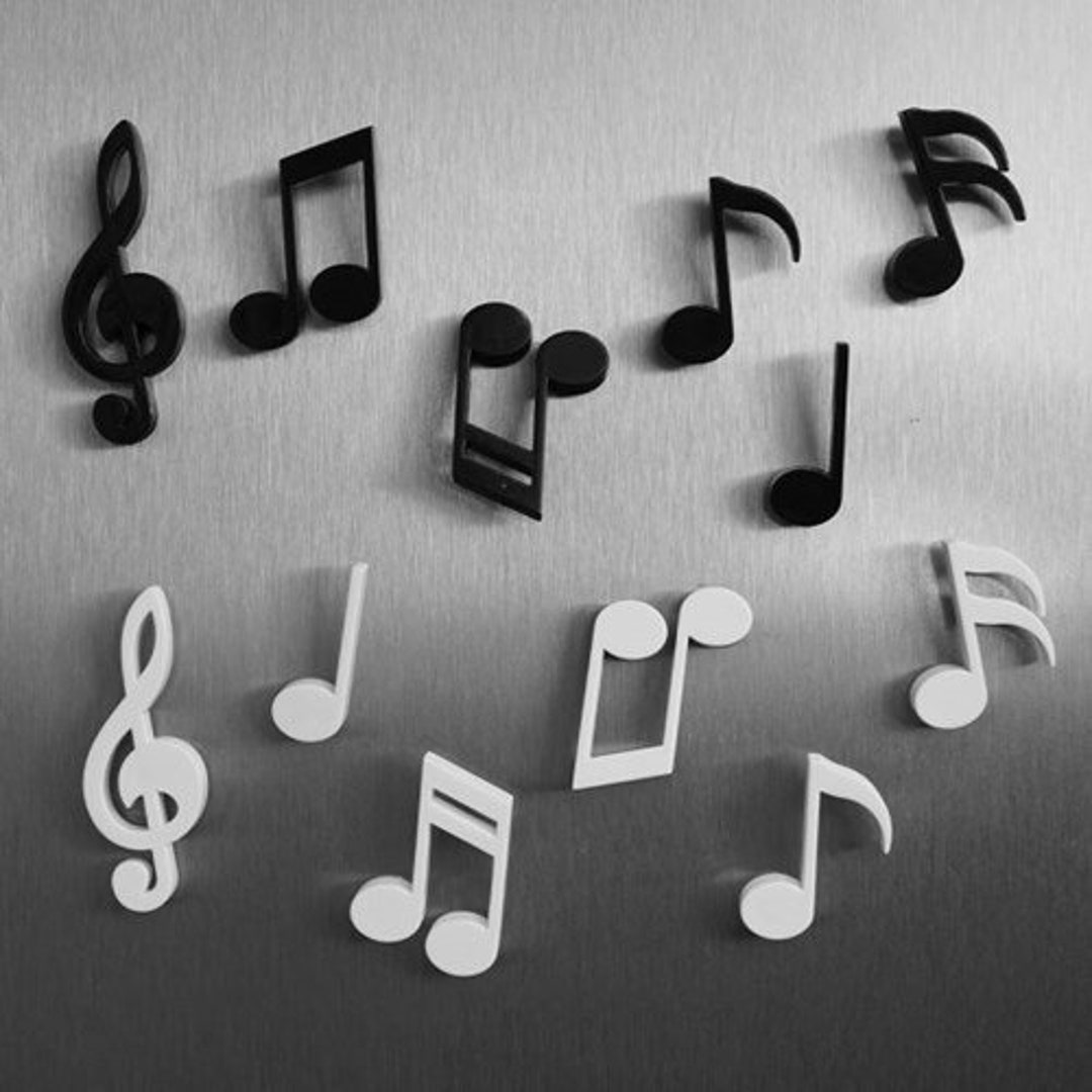 Melody Magnet 6P SET / Cute Magnets / Music Magnets / Musical Note ...