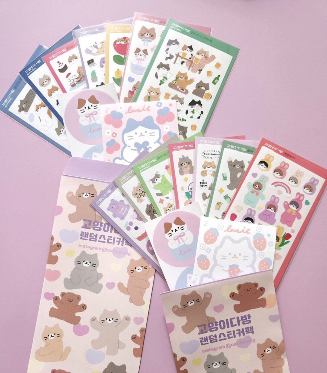 Seal Sticker Random Pack _ 9sheets / Journal Stickers / Scrapbooking ...