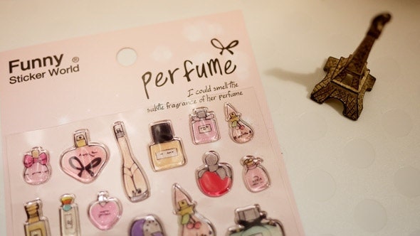 Planner Stickers perfume / Stationery / Cosmetics Diary | Etsy