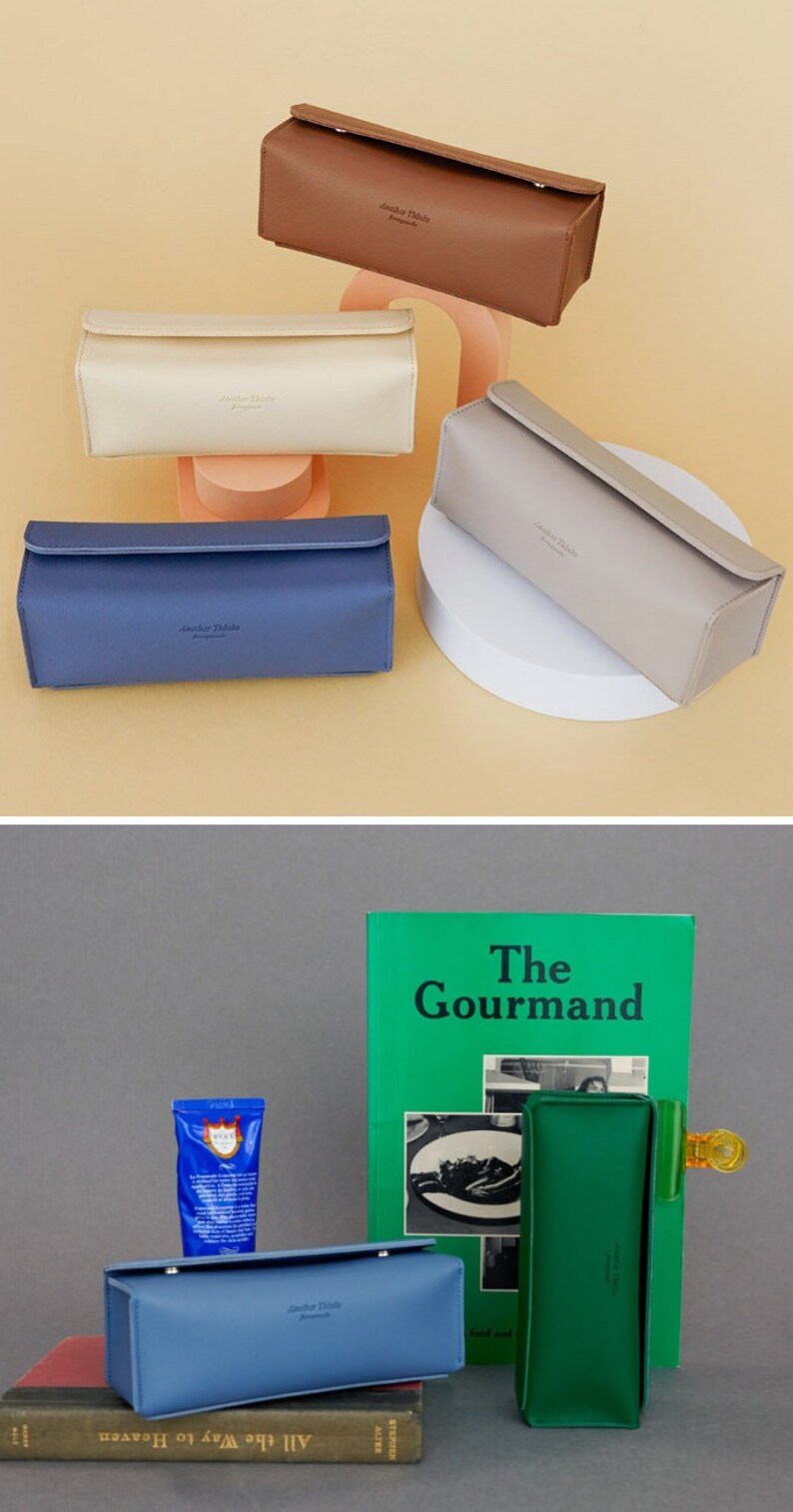 Square Pencil Case 8colors / Pen Case / Pencil Pouch / Pen - Etsy