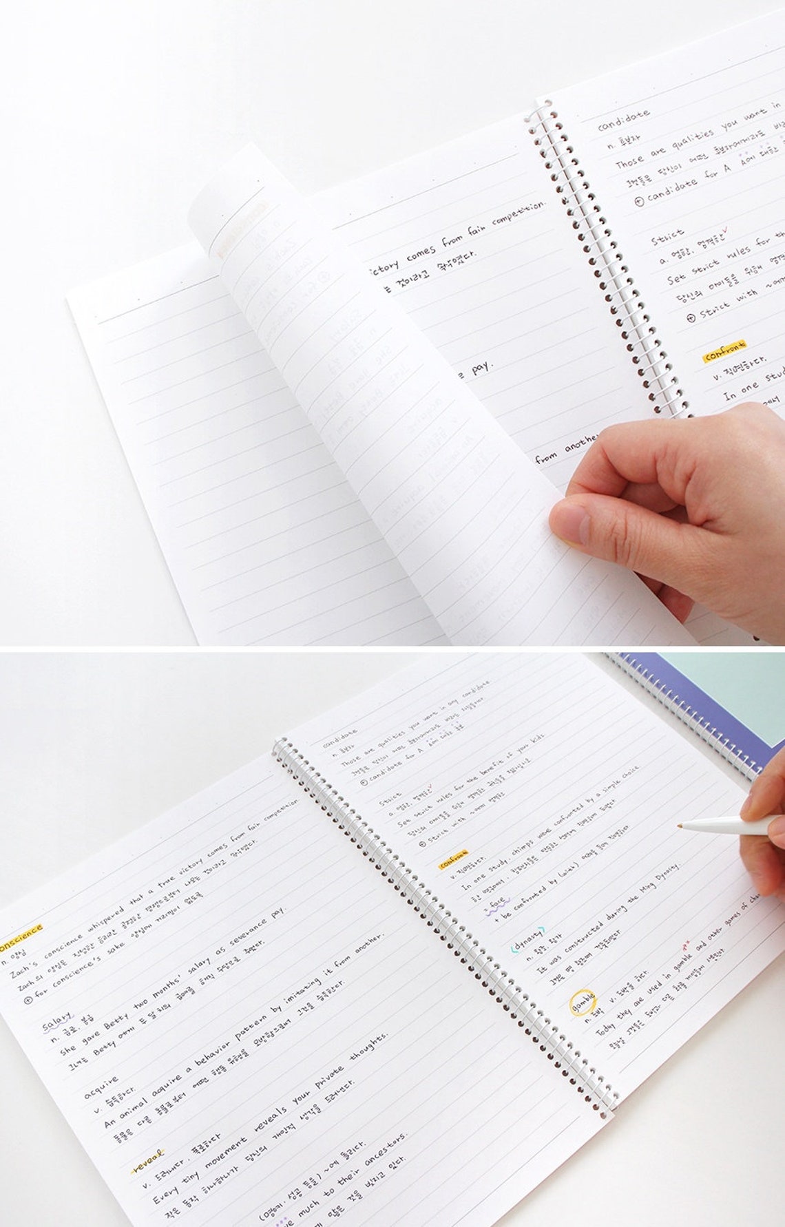 B5 Notebook 8types / Lined Notebook Grid Notebook Cornell - Etsy