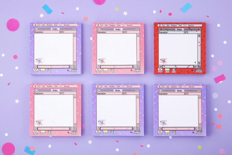 Pink Notepad / Pink Notepads / Memo Pad / Stationery / - Etsy UK