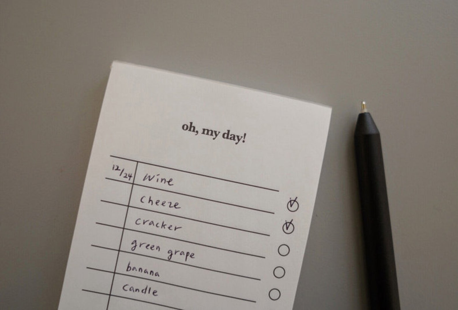 Checklist Notepad / Notepad / Personalized Notepads / Memo Pad - Etsy