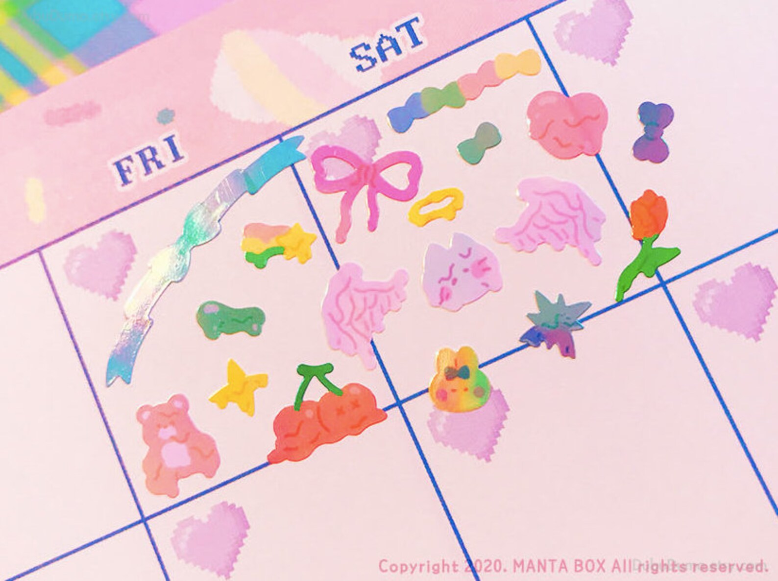 Twinkle Deco Sticker ribbon / Hologram Planner Stickers / - Etsy