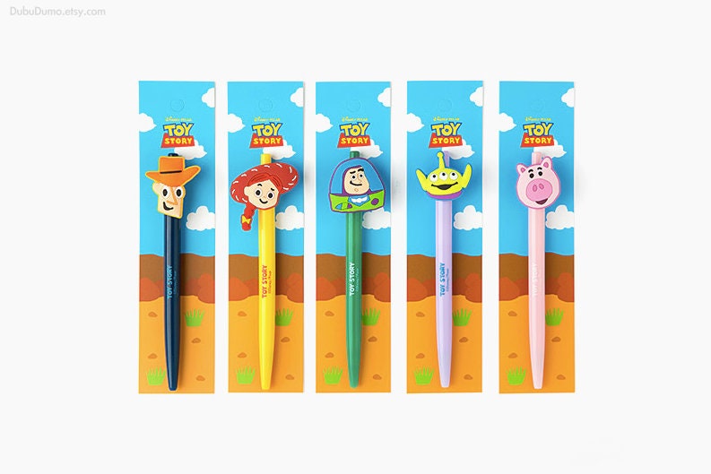 Toy Story 0.38mm Gel Pen / Black Ink Pen / Woody Buzz Jessie | Etsy
