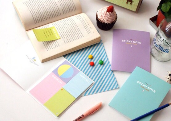 Sticky Notes checklist/timetable/weekly Plan / Notepads / - Etsy