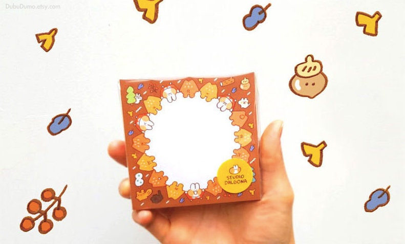 Autumn Notepads / Bunny Notepad / Writing Paper Memo Pad / | Etsy