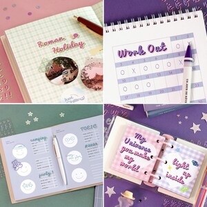 Rolling Alphabet & Number Sticker Pack / Planner Stickers ...