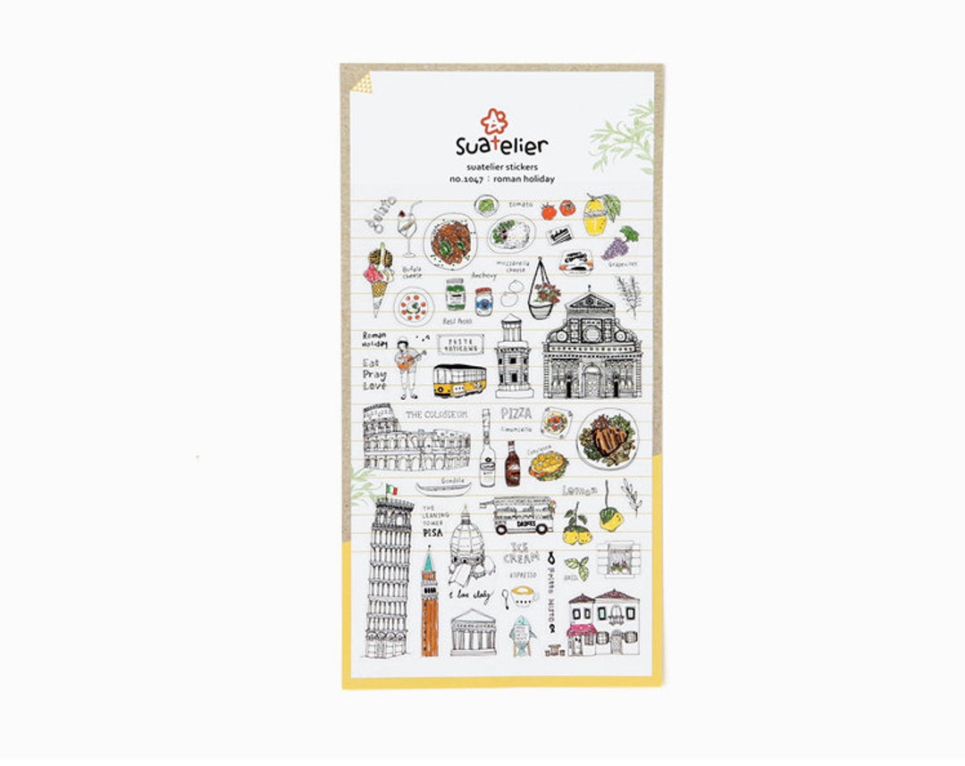 Planner Stickers Roman Holiday / Stationery / Diary Stickers / Journal ...