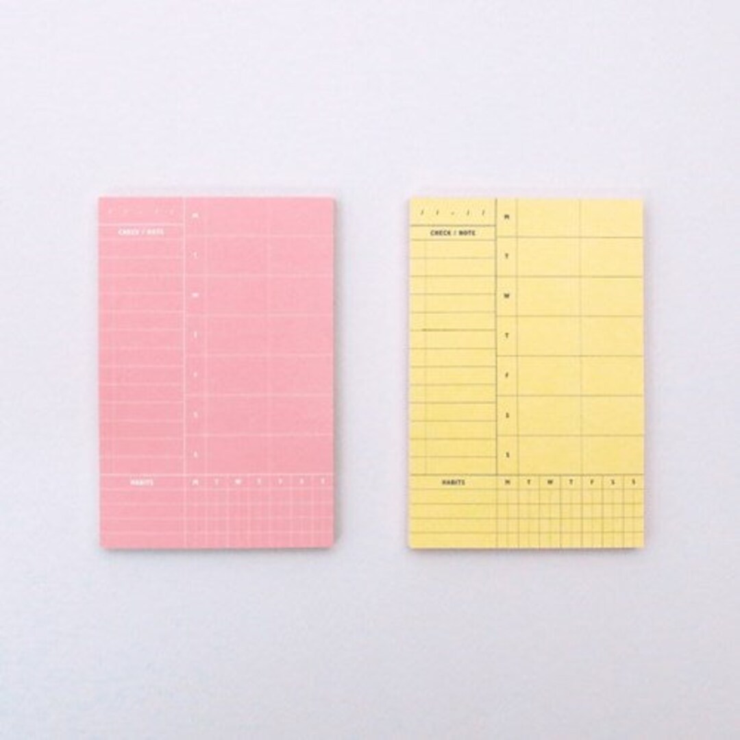 Weekly Plan Notepads / Colorful Notepad / Personalized Notepad - Etsy