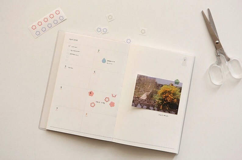 Transparent Planner Stickers Ver.5 12 Types / Stationery / | Etsy