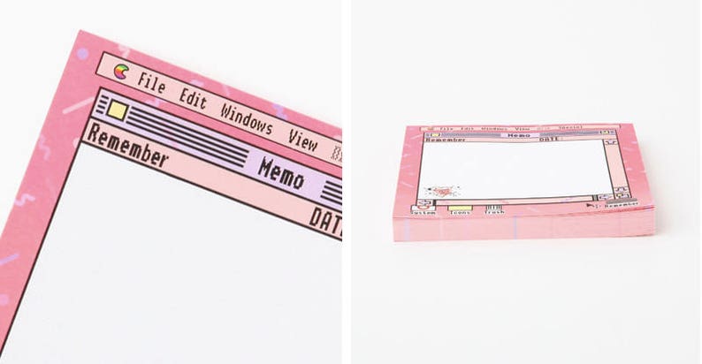 Pink Notepad / Pink Notepads / Memo Pad / Stationery / - Etsy UK