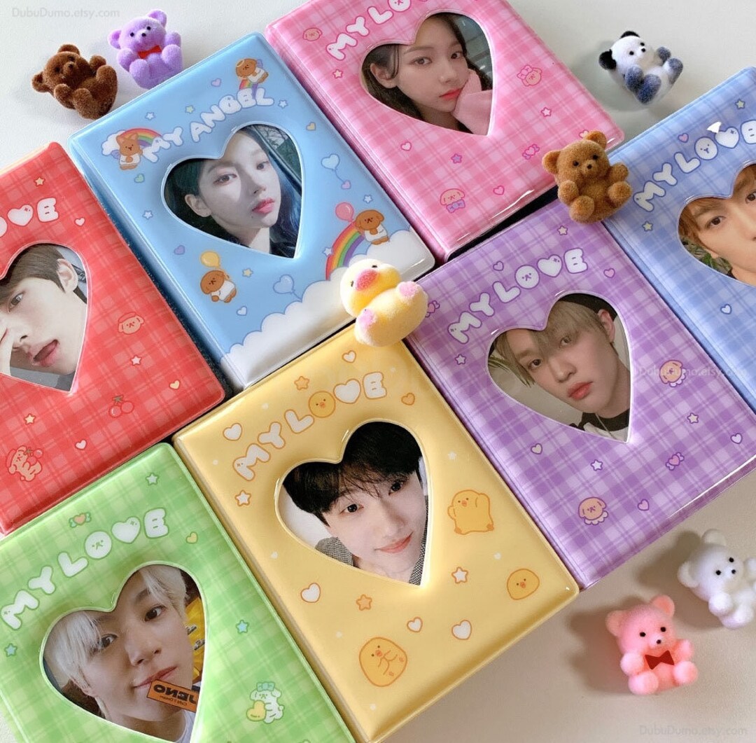 Photo Card Book 7colors / Collect Book Photocard / Business - Etsy