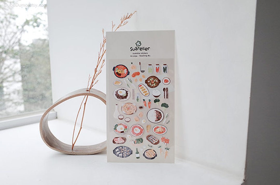 Planner Stickers food Trip 2 / Table Wear / Stationery / Diary Stickers ...