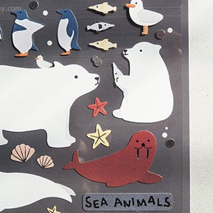 Planner Stickers sea Animals / Cute Journal Stickers / Scrapbooking ...