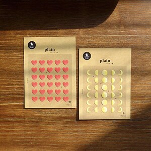 Planner Stickers pink Heart / Epoxy Sticker / Stationery / - Etsy