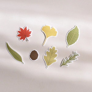 Planner Stickers leaves / Journal Stickers / Scrapbooking Stickers ...