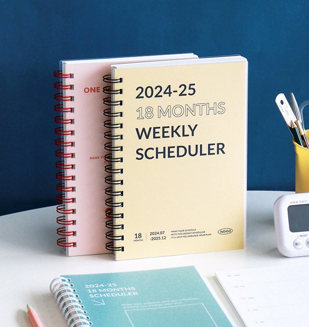 2024 2025 Weekly Planner A5 3colors / A5 Diary / Undated Planner ...