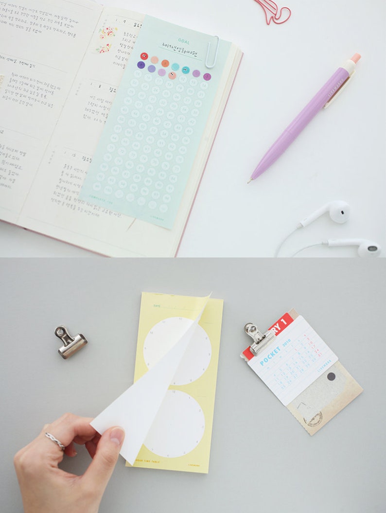 Goal Tracker Notepad / Weekly Planner / Checklist / Grid | Etsy