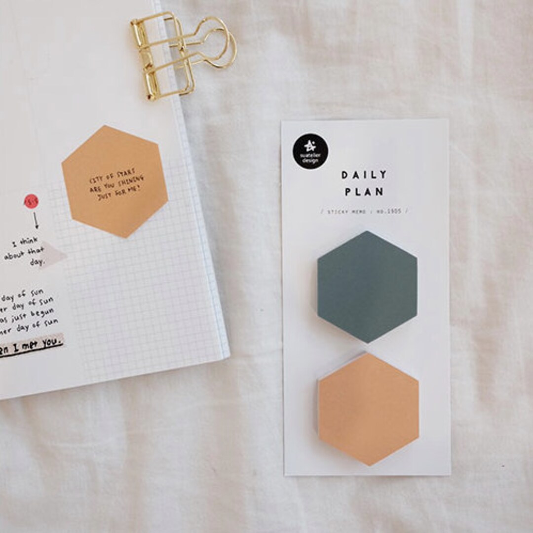 Haxagon Sticky Notes 1905 / Adhesive Notepad / Notepads / Memo Pad ...