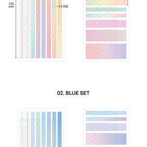 Index Sticky Highlighter 2P Set 2types / Bookmark / Point - Etsy