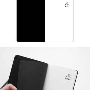 Black Weekly Planner / Undated Planner / Monthly Planner / Weekly Diary ...