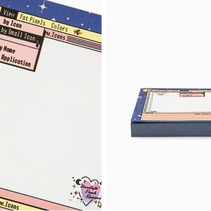 Starry Night Notepad / Blue Notepads / Memo Pad / Stationery / - Etsy UK