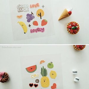 Planner Stickers juicy / Fruits Stickers / Deco Stickers / - Etsy