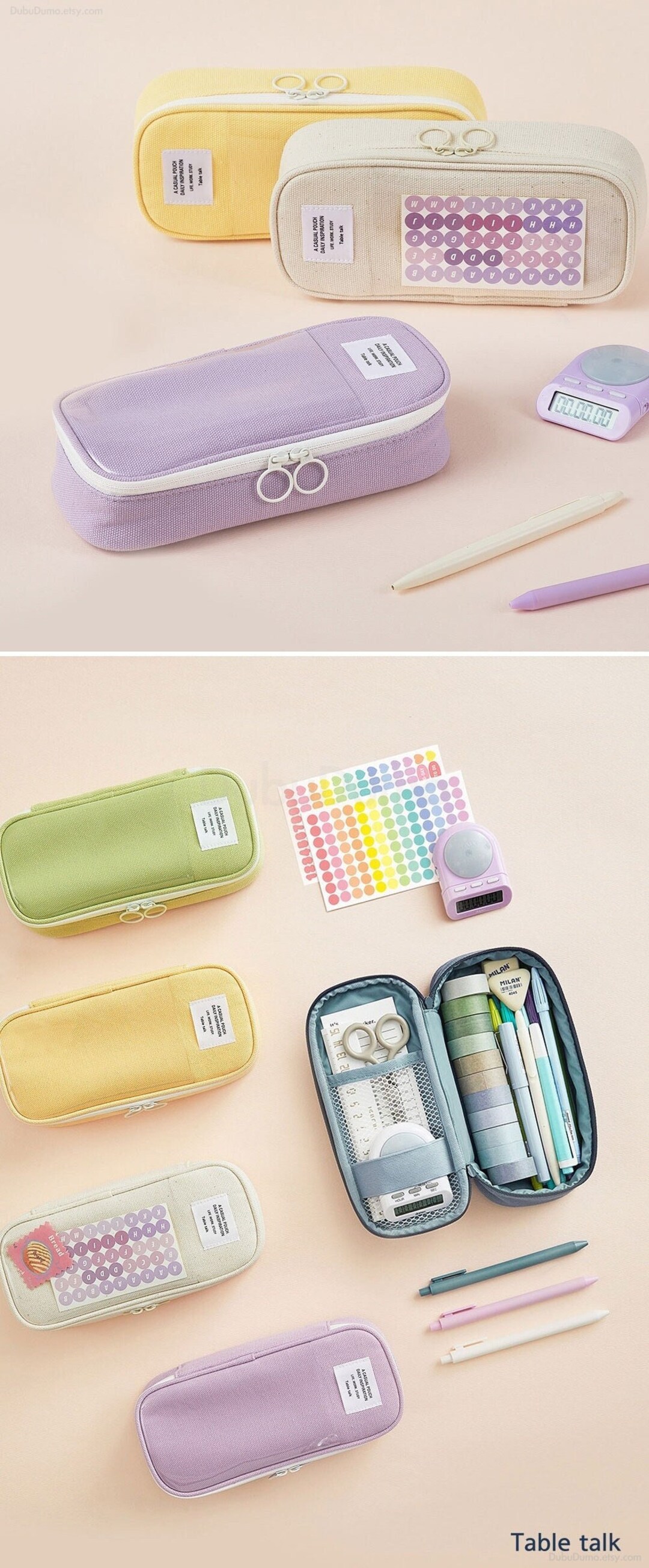 Archive Pen Pouch 5colors / Pen Case / Pencil Pouch / Pen - Etsy