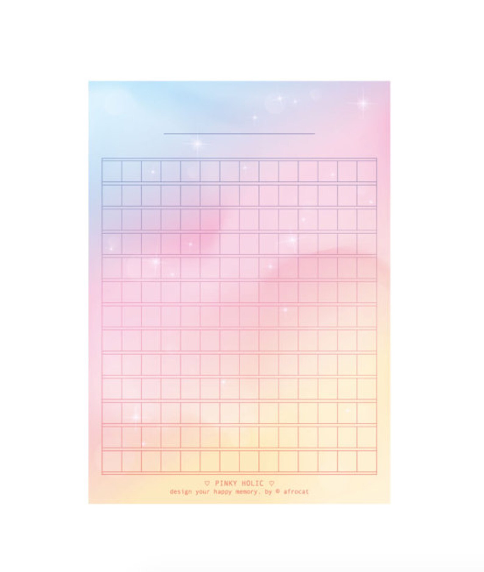 Pink Holic Notepad Ver.4 / Aurora Pink Notepads / Writing - Etsy