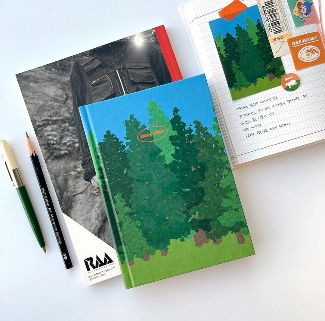 Monthly Planner 4types / Journal / Grid Notebook / Scrapbooking ...