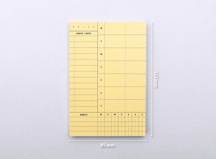 Weekly Plan Notepads / Colorful Notepad / Personalized Notepad | Etsy