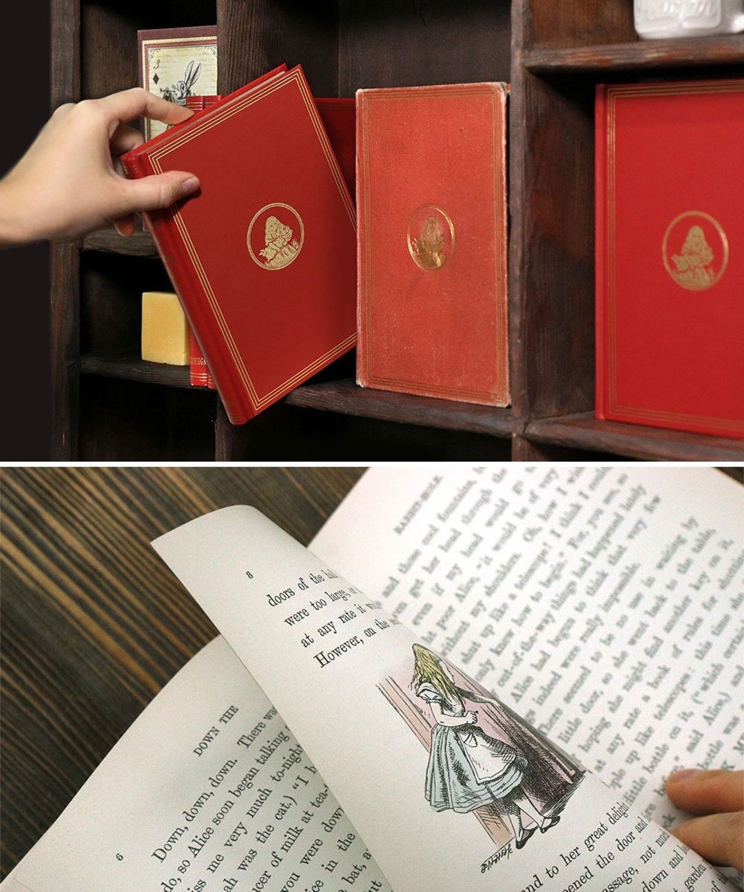 Alice Diary _daily Planner 3chapters / Undated Daily Planner - Etsy