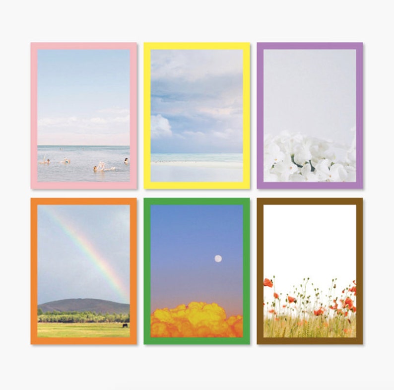 Moment Notepad / Colorful Notepads / Writing Paper Memo Pad / - Etsy