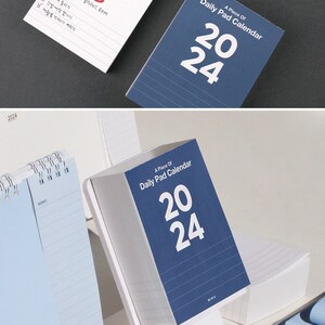 Daily Notepad Calendar / Daily Memo Pad / Notepads / Memo Pad ...