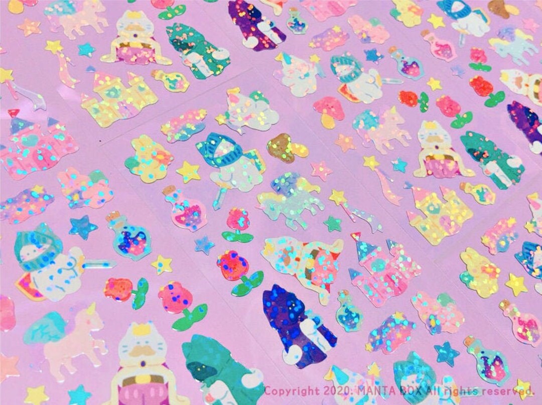 Twinkle Deco Sticker Fantasy Land / Hologramm Sticker / - Etsy.de