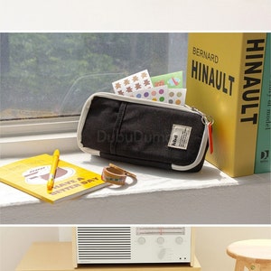 Cotton Pencil Case 4colors/ Pen Case / Pencil Pouch / Pen - Etsy