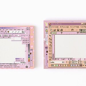 Let's Draw Notepad M / Pink Notepads / Memo Pad / Stationery ...