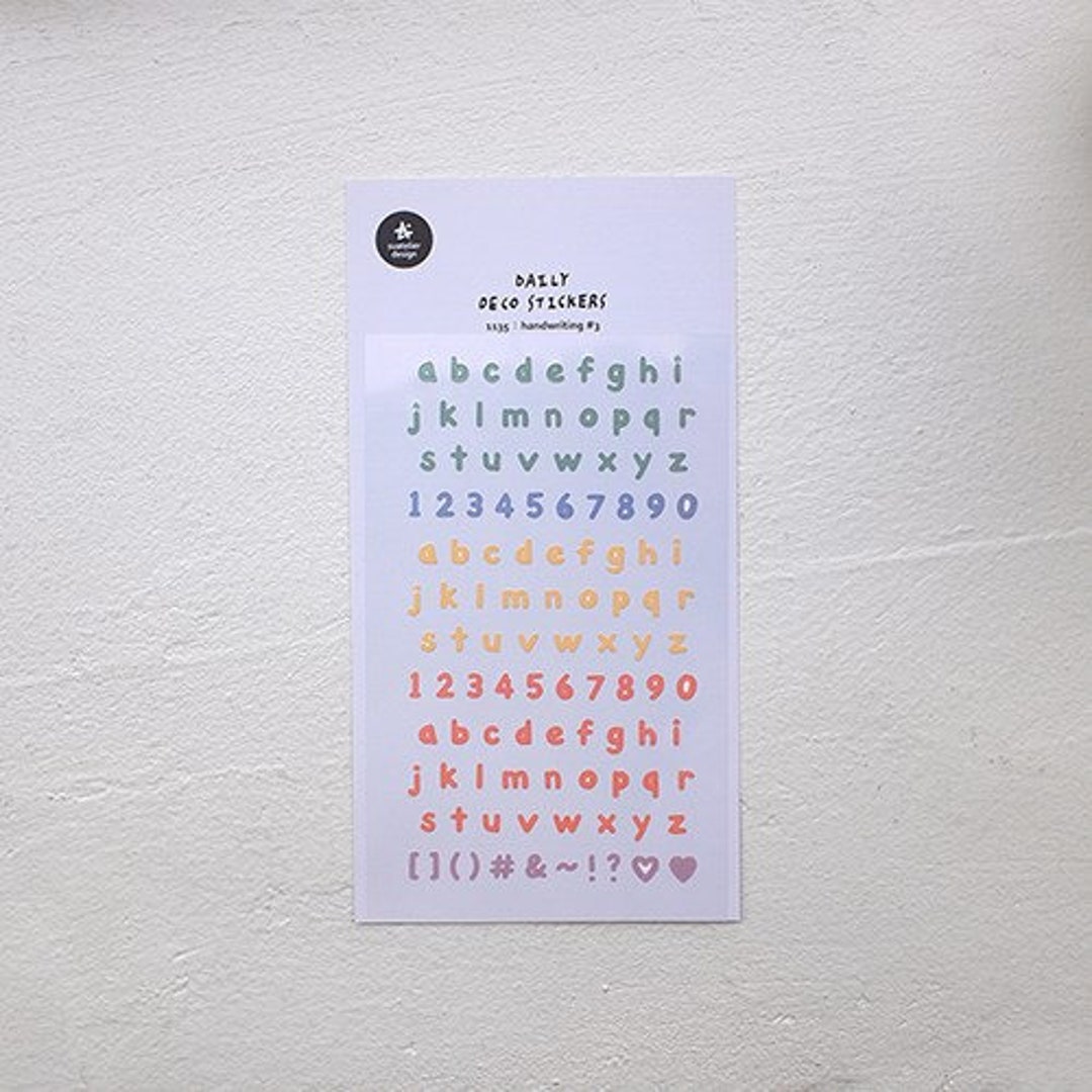 Planner Sticker handwriting 3 / Journal Stickers / Scrapbooking ...