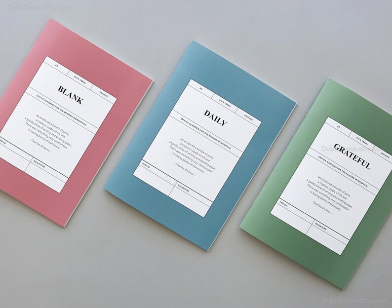 A5 Archive Notebook 12types / Monthly Planner Weekly - Etsy